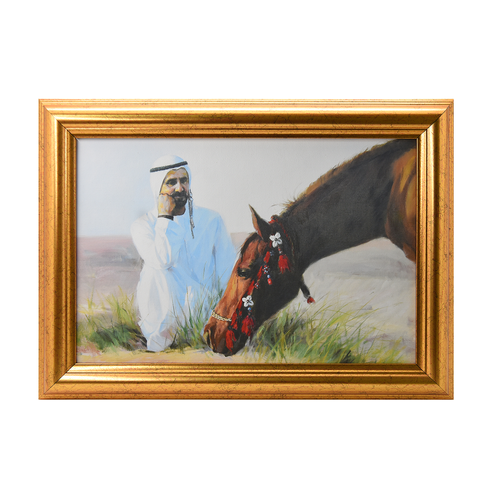 SHK MOHAMMED BIN RASHID AL MAKTOUM - Portrait – MyForeverRoseUAE